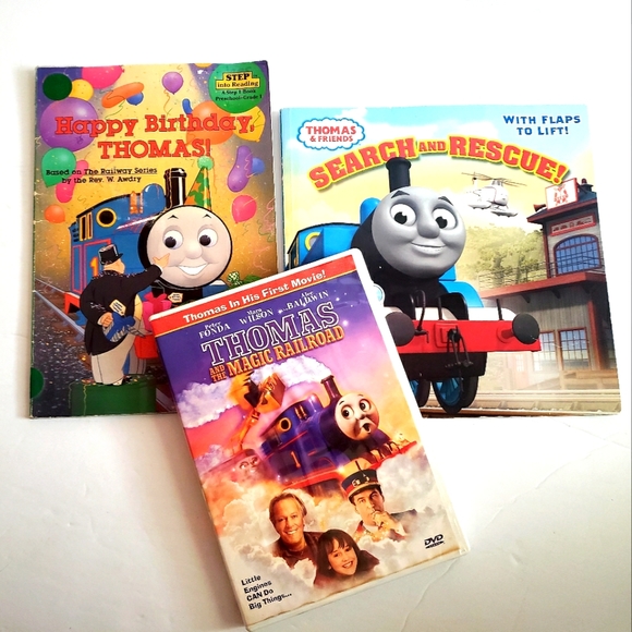 Thomas & Friends | Toys | Thomas The Train Dvd Book Bundle | Poshmark